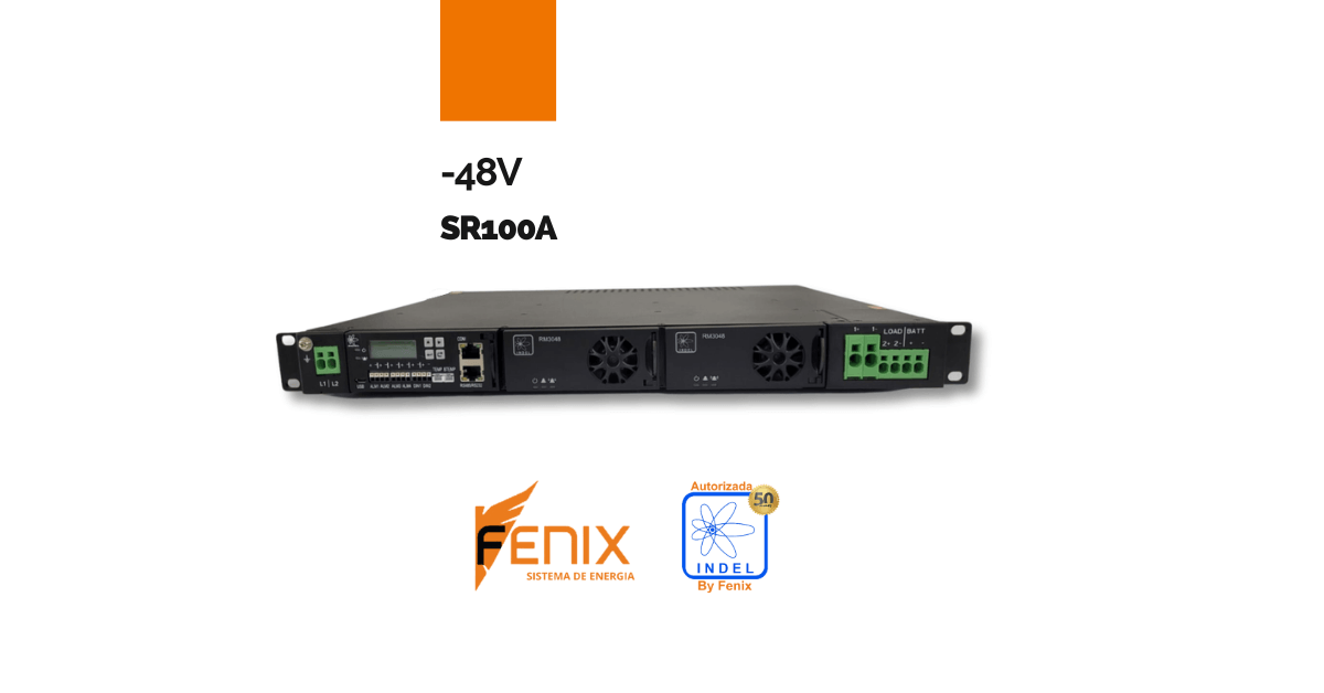 Sistema Retificador SR100A -48V: Alta Eficiência Energética